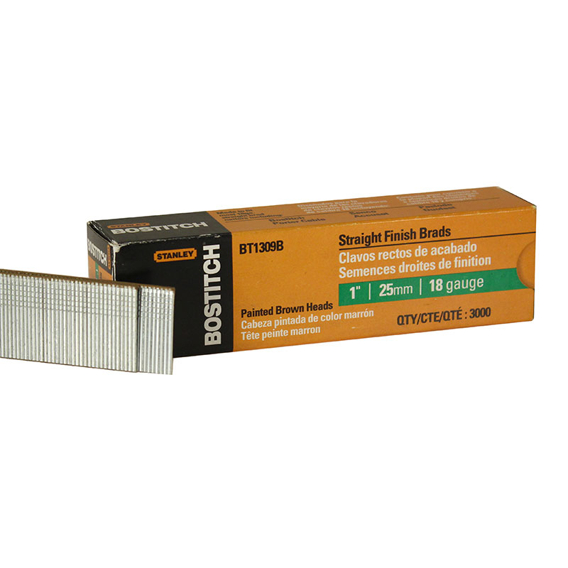 Stanley Bostitch Brown 18 Gauge Chisel Point Brad | BT1309B | For Sale