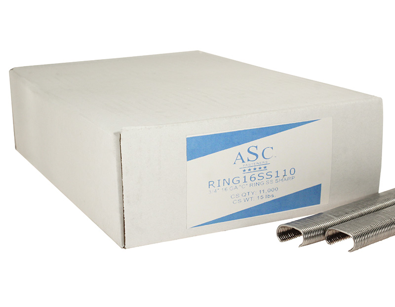 ASC 16 Gauge Stainless Steel "C" Ring | RING16SS110-ASC | For Sale at ...