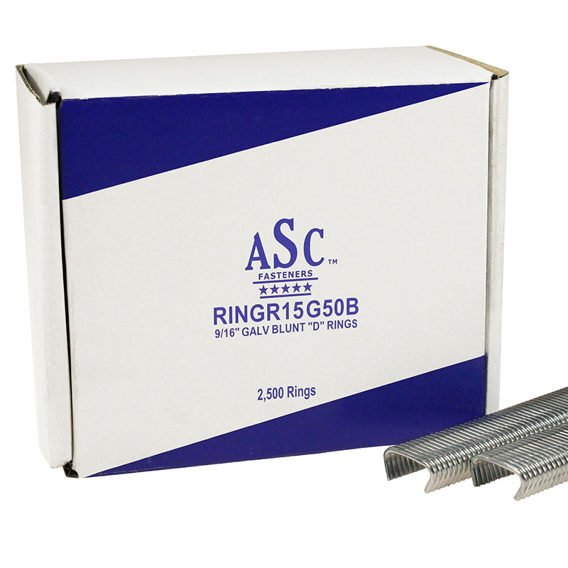 ASC 9/16" Galvanized "D" Ring | RINGR15G50B | For Sale at ASC