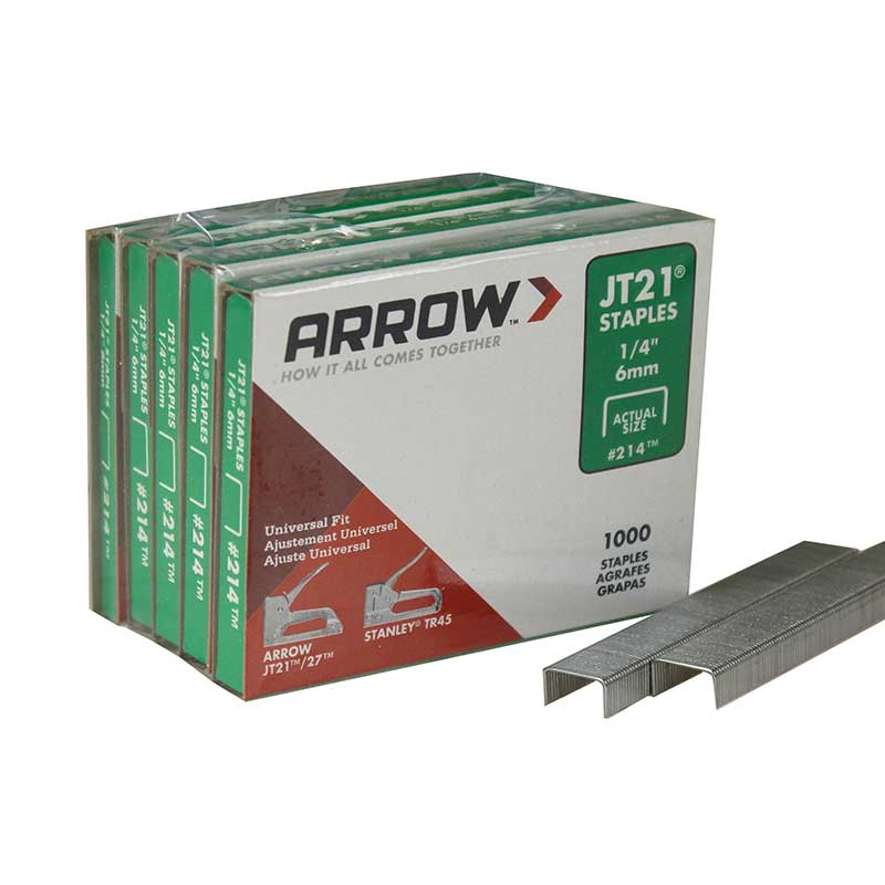Arrow 1/4" Tacker Staple | JT21 | For Sale at ASC