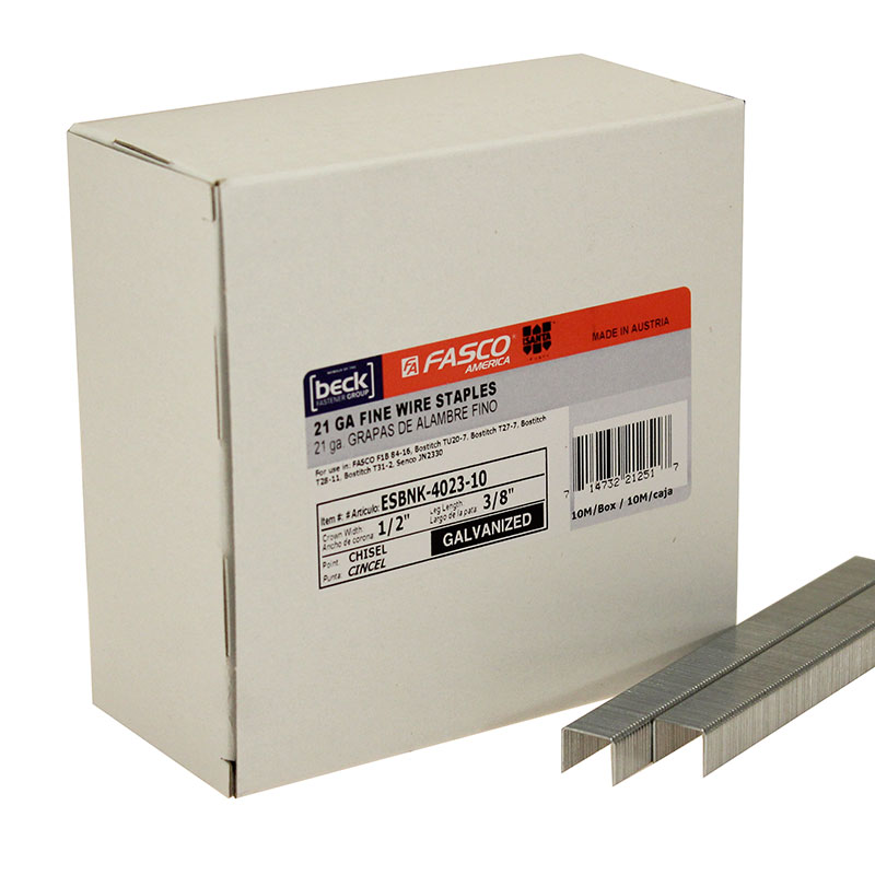 Fasco 3/8" Fine Wire Staple - ESBNK4023-10 - For Sale ...
