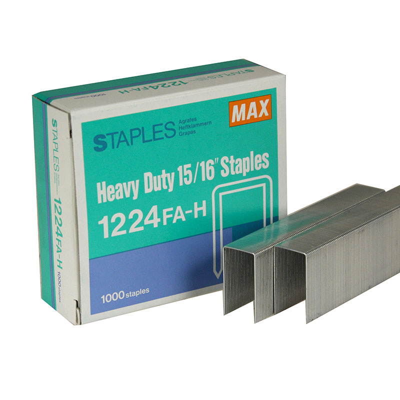 MAX 15/16" Heavy Duty Staples - 1224FA-H - For Sale ...