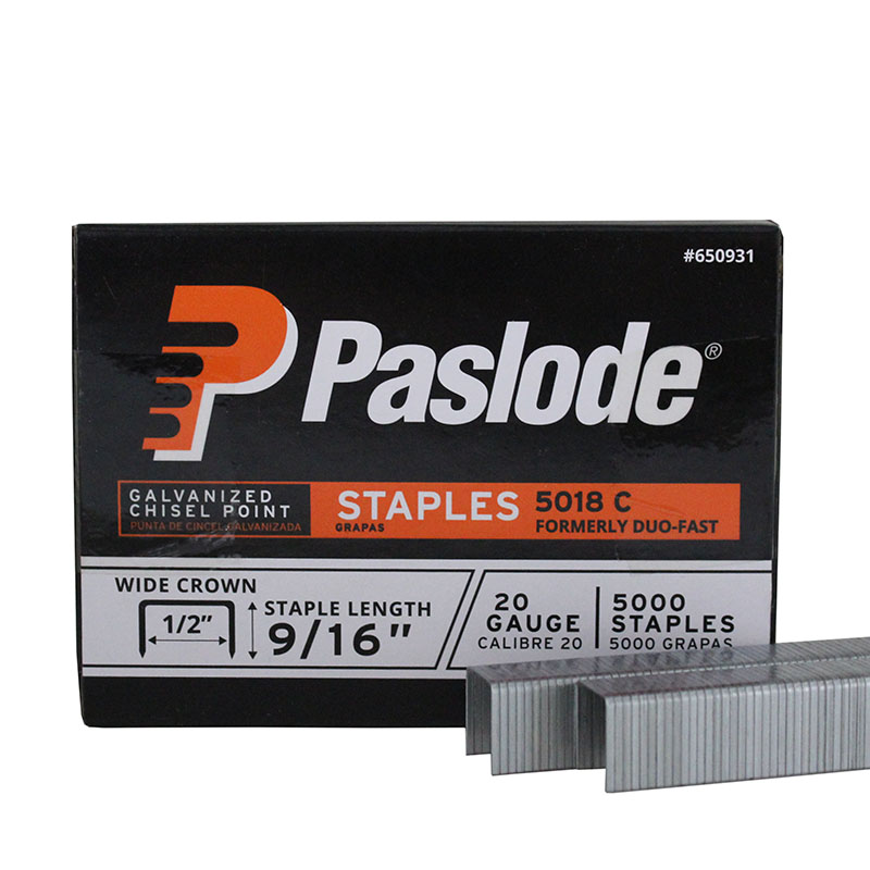 Paslode 9/16" Galvanized Wide Crown Staple - 5016-C - For Sale ...